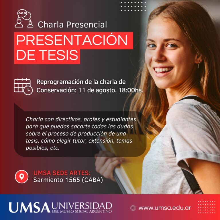 11/8 Charlas presenciales Presentación de Tesis para Conservación - UMSA