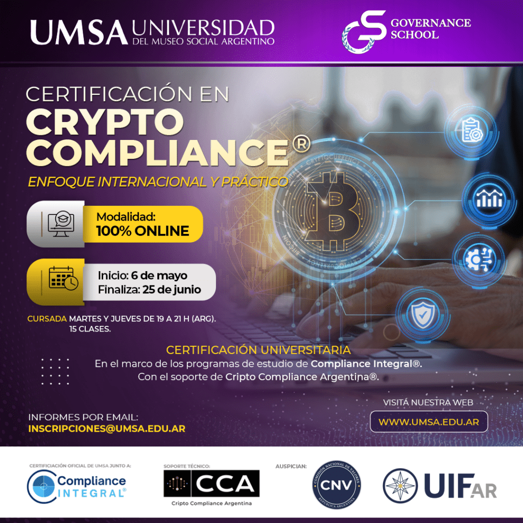 Certificación en Crypto Compliance® - Governance School